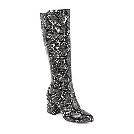 Journee Collection Womens Tavia Extra Wide Calf Boots - Snake
