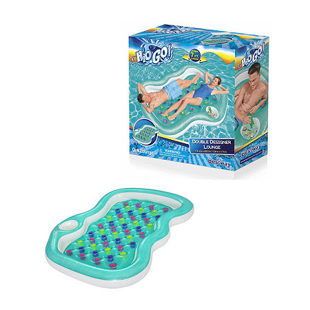 Click here for H2OGO! Double Designer Pool Lounge - Multi prices