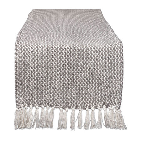 Click here for Design Imports Gray Woven Table Runner  One Size... prices