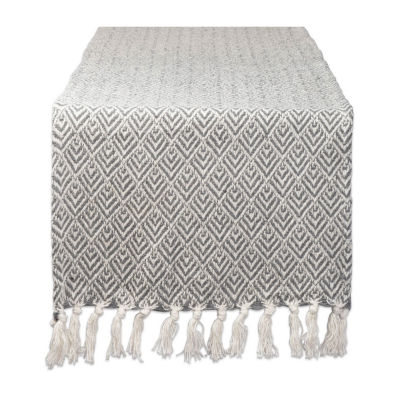 Design Imports Gray Diamond Table Runner CAMZ11267, Color: Gray - JCPenney