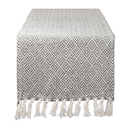 Click here for Design Imports Gray Diamond Table Runner  One Size... prices