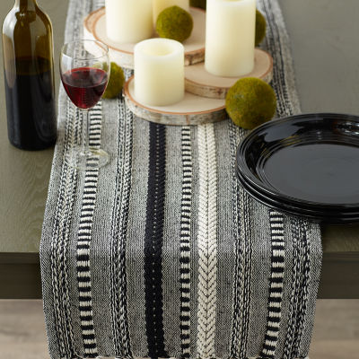 Design Imports Farmhouse Braided Stripe Table Runner CAMZ12221 - JCPenney