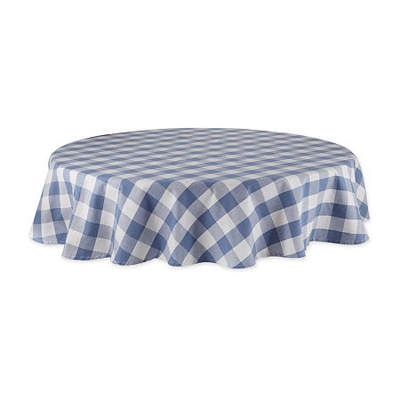 Click here for Design Imports Navy Buffalo Check Tablecloth  One... prices