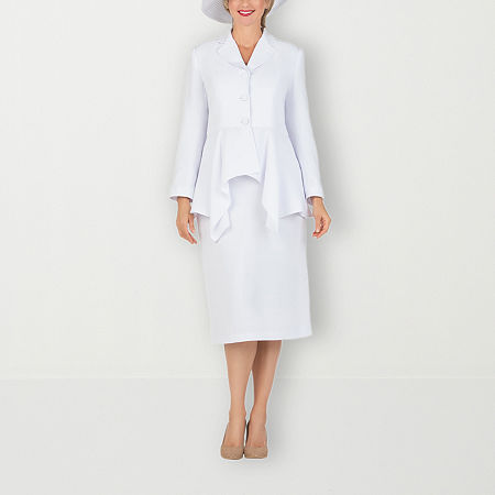 Click here for Giovanna Signature 2-pc. Skirt Suit  8  White prices