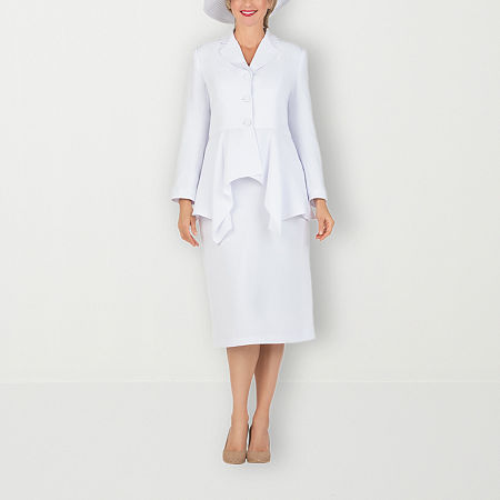 Click here for Giovanna Signature 3-pc. Skirt Suit-Plus  24w  Whi... prices