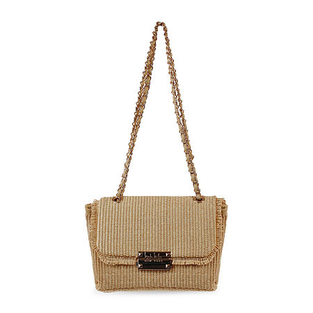 Click here for Nicole Miller Straw Shoulder Bag  One Size  White prices