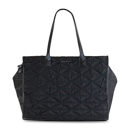 Click here for Nicole Miller Nylon Box Tote Bag  One Size  Black prices
