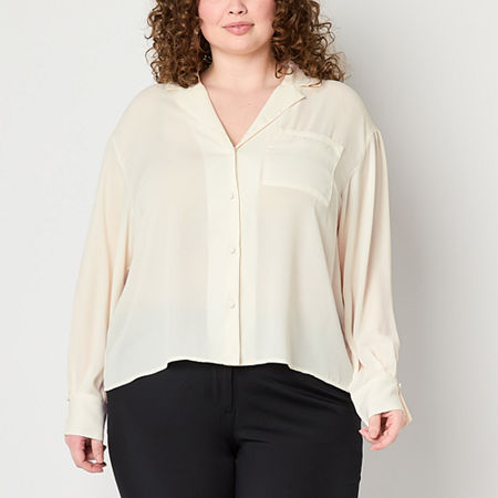 Click here for Worthington Plus Womens Soft Blouse  4x  White prices