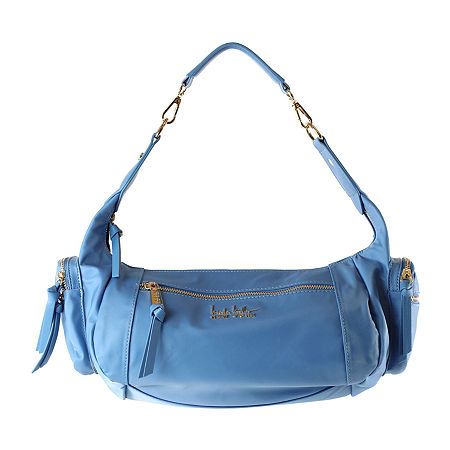 Click here for Nicole Miller Nylon Zip Shoulder Bag  One Size  Bl... prices