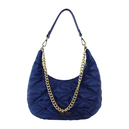 Click here for Nicole Miller Nylon Shoulder Bag  One Size  Blue prices