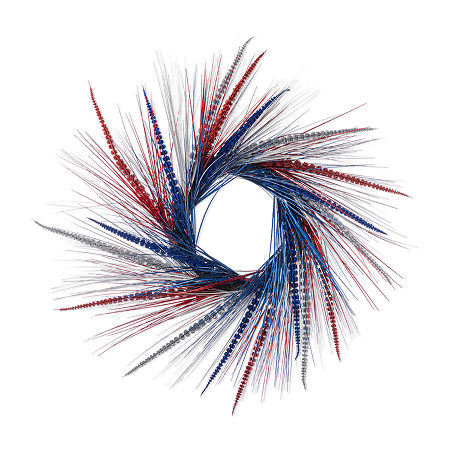 Click here for Glitzhome 24 Tinsel And Heather Wreath  One Size... prices