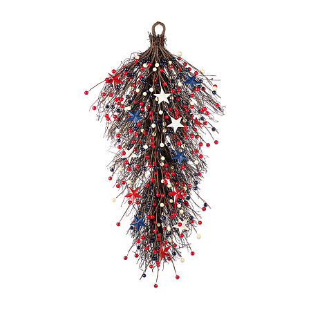 Click here for Glitzhome 28 Starsn Berry Teardrop Wall Sign  One... prices