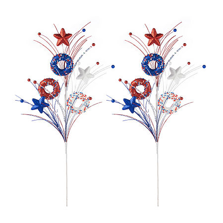 Click here for Glitzhome Stars And Donuts Picks Floral Arrangemen... prices