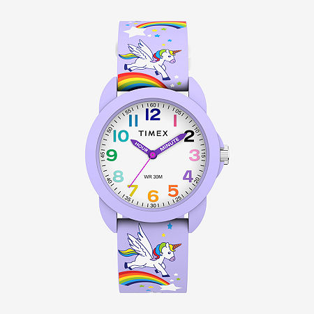 Click here for Timex Girls Purple Strap Watch Tw2y59600jt  One Si... prices