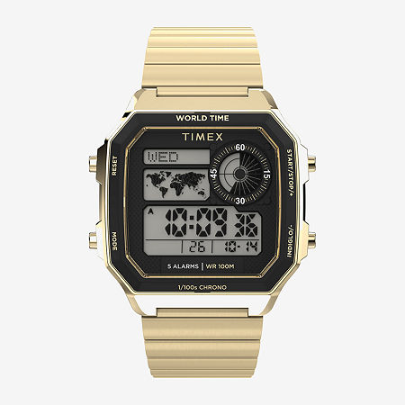 Click here for Timex Mens Digital Gold Tone Stainless Steel Brace... prices
