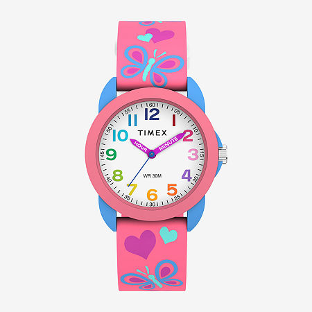 Click here for Kids Timex(R) Pretty Silicone Strap Analog Watch... prices