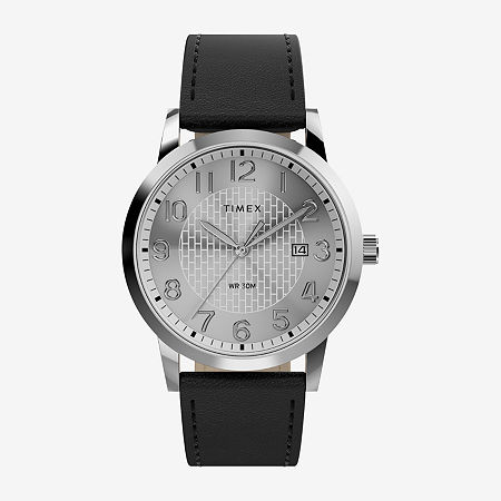 Click here for Mens Timex(R) Main Street Silver-Tone Dial Watch -... prices