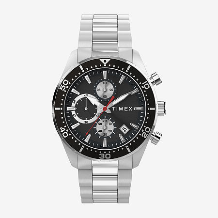 Click here for Timex Mens Silver Tone Stainless Steel Bracelet Wa... prices