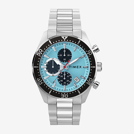 Click here for Timex Mens Silver Tone Stainless Steel Bracelet Wa... prices