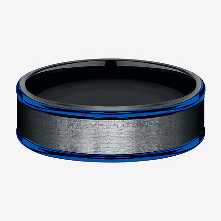 Click here for Mens 7MM Cobalt Wedding Band  14 1/2  Black prices