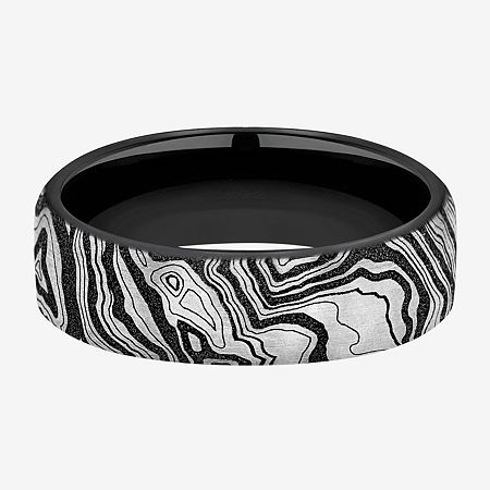 Click here for Mens 6.5MM Titanium Wedding Band  11  Black prices