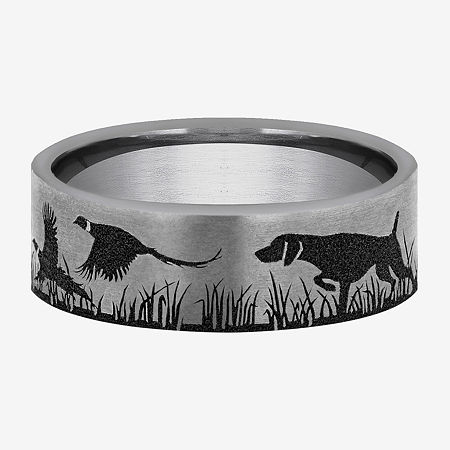 Click here for Mens 7MM Tungsten Wedding Band  9 1/2  Gray prices