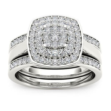 Click here for Womens 1/3 CT. T.W. Natural White Diamond 10K Whit... prices