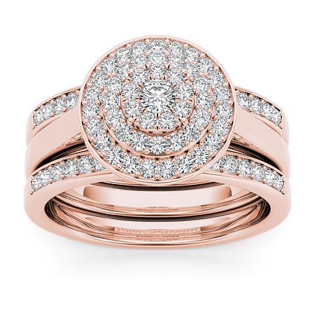 Click here for Womens 3/8 CT. T.W. Natural White Diamond 10K Rose... prices