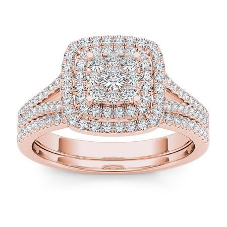 Click here for Womens 1/2 CT. T.W. Natural White Diamond 10K Rose... prices