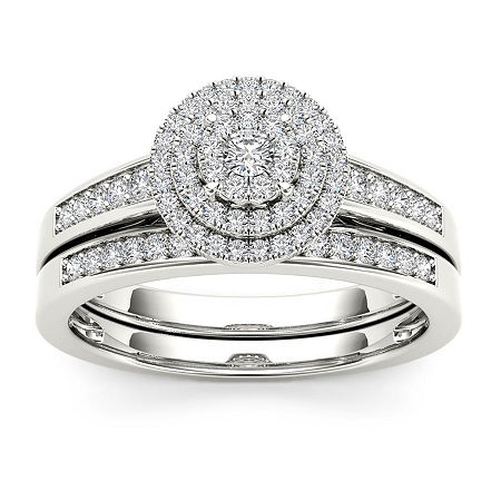Click here for Womens 1/3 CT. T.W. Natural White Diamond 10K Whit... prices