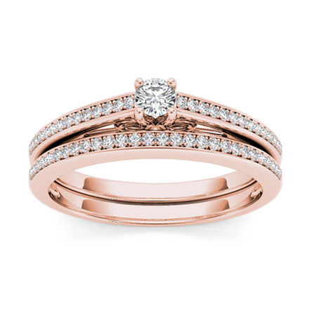 Click here for Womens 1/2 CT. T.W. Natural White Diamond 10K Rose... prices