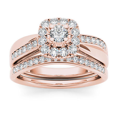 Click here for Womens 5/8 CT. T.W. Natural White Diamond 10K Rose... prices