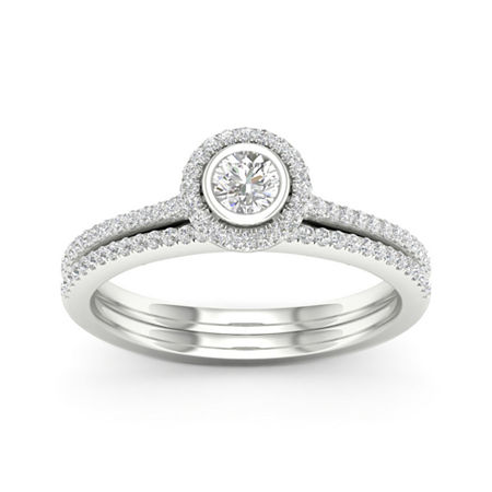 Click here for Womens 3/8 CT. T.W. Natural White Diamond 10K Whit... prices