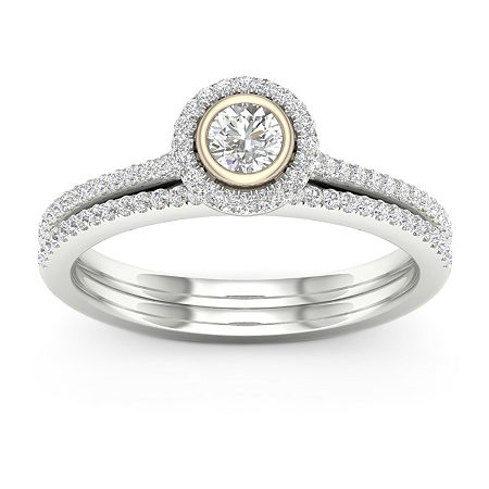 Click here for Womens 3/8 CT. T.W. Natural White Diamond 10K Two... prices