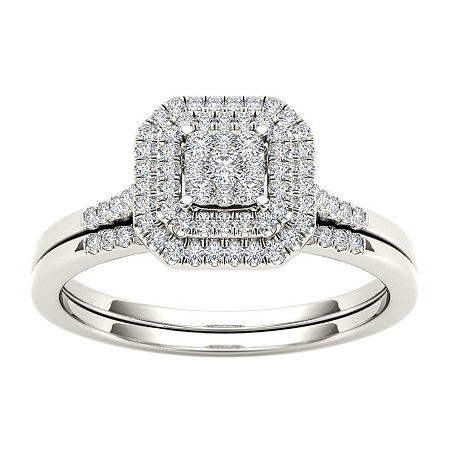 Click here for Womens 1/4 CT. T.W. Natural White Diamond 10K Whit... prices