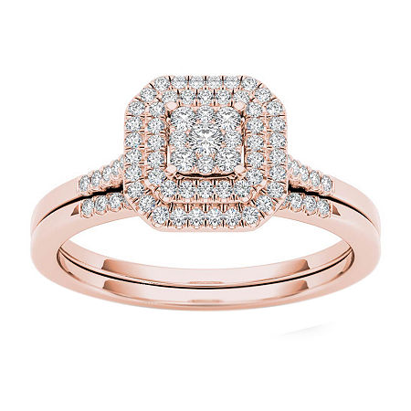 Click here for Womens 1/4 CT. T.W. Natural White Diamond 10K Rose... prices