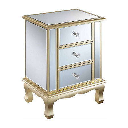 Click here for 3-Drawer End Table  One Size  Yellow prices
