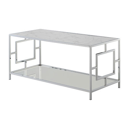 Click here for Metal Coffee Table  One Size  White prices