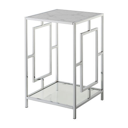 Click here for Convenience Concepts Town Square Chrome End Table prices