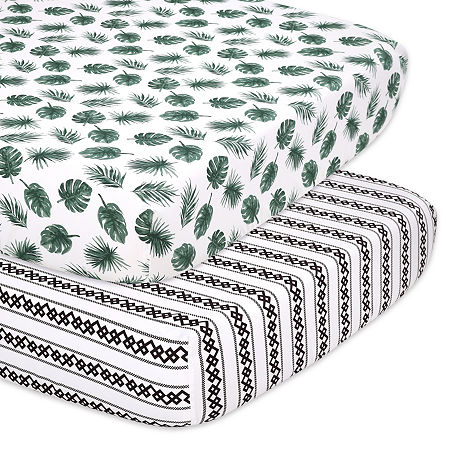 Click here for The Peanutshell Botanical 2-pc. Crib Sheet  One Si... prices