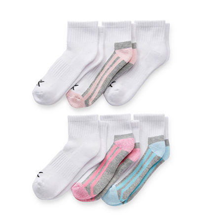 Click here for Xersion Little & Big Kid Girls Multi-Pack 6 Pair Q... prices