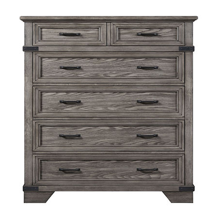 Click here for Central Park 6-Drawer Chest  One Size  Gray prices