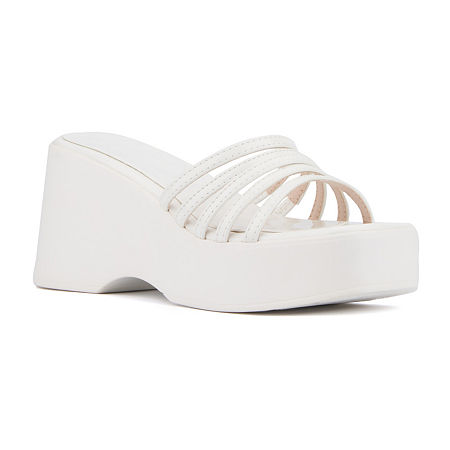 Click here for Womens Olivia Miller Dreamer Wedge Sandals prices