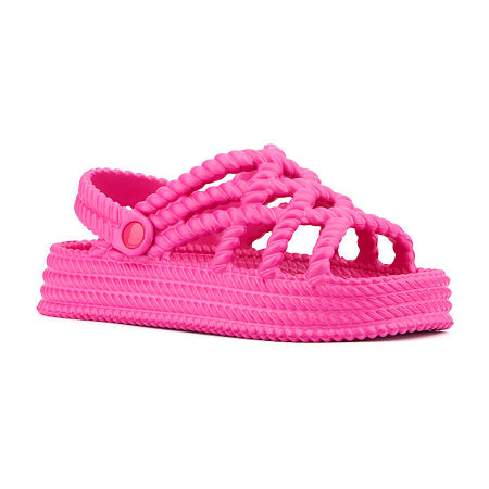 Click here for Womens Olivia Miller Jazzy Platform Slingback Sand... prices