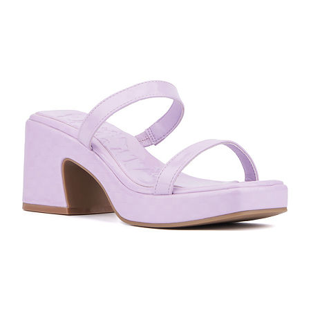 Click here for Olivia Miller Womens Savage Heeled Sandals  7 Medi... prices