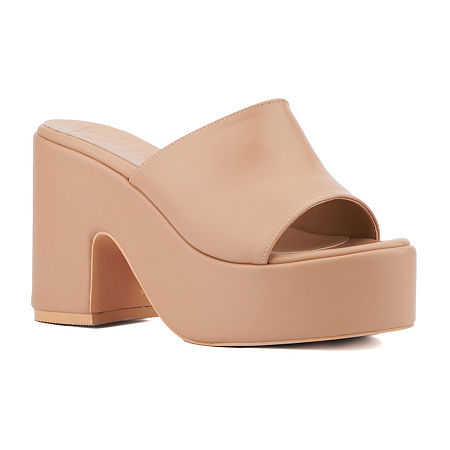 Womens Olivia Miller Crush Platform Sandals