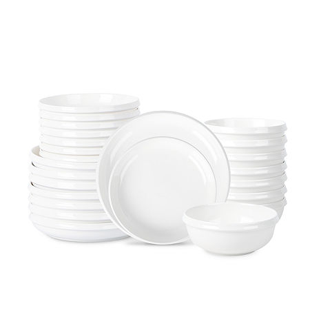 Stone Lain Verso 24 Pc. Dinnerware Set  Service for 8 - White
