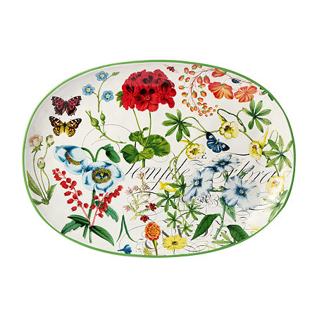 Certified International Greenhouse Oval Platter - Miscellaneous