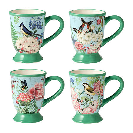 Certified International Flora Mugs  Set of 4  Service for 4 - Miscellaneous