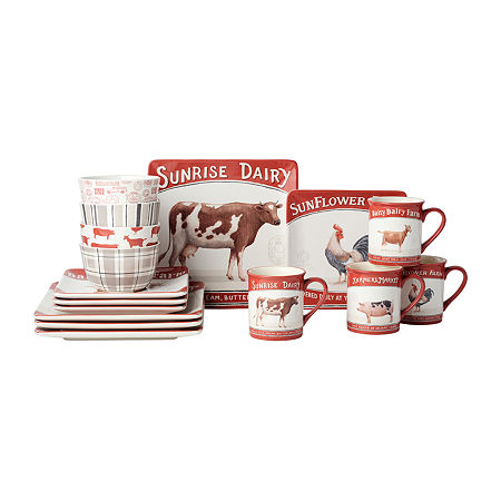 Certified International Vintage Farm 16-Pc. Dinnerware Set  Service for 4 - Miscellaneous